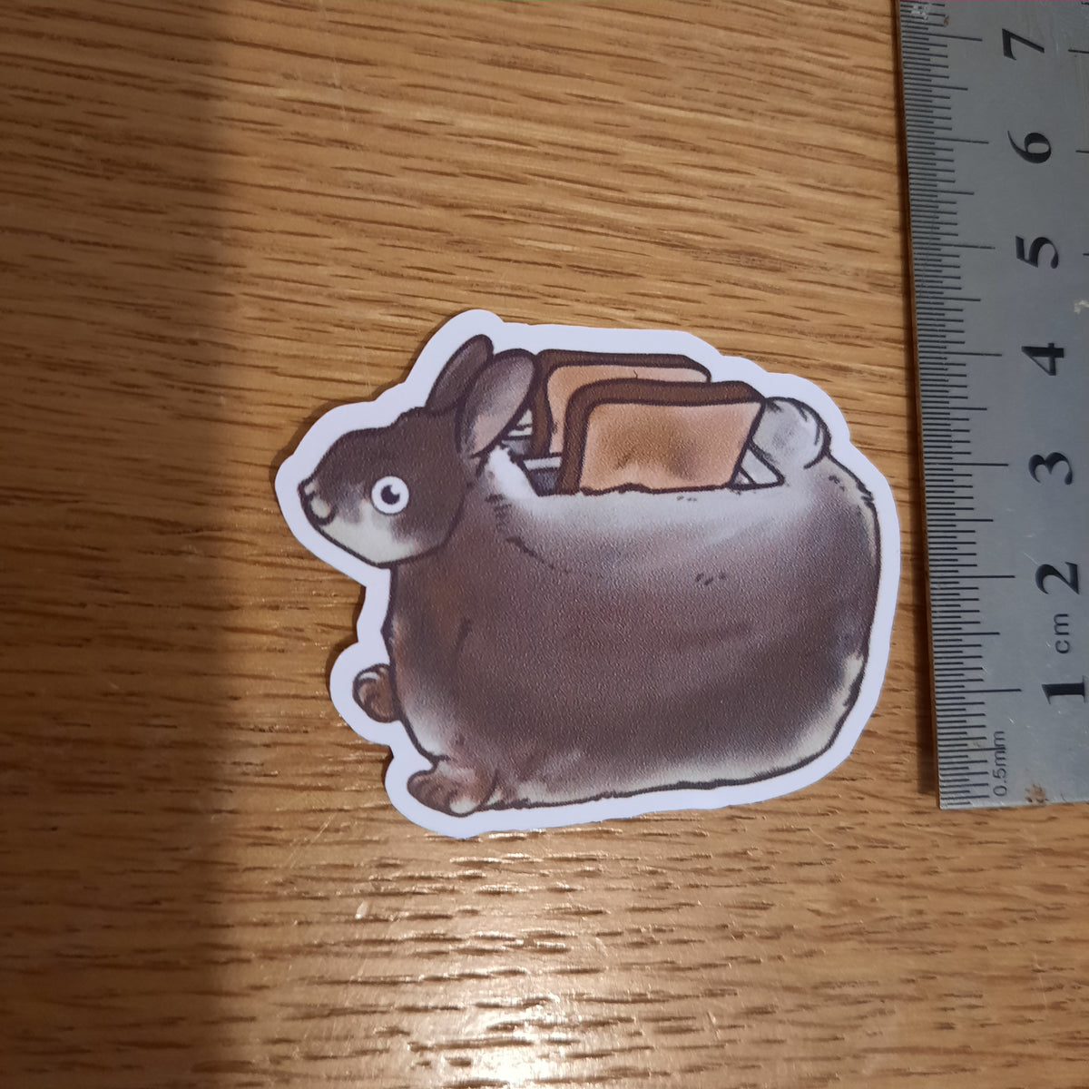 Rabbit Toaster Sticker – The World Around Ewe