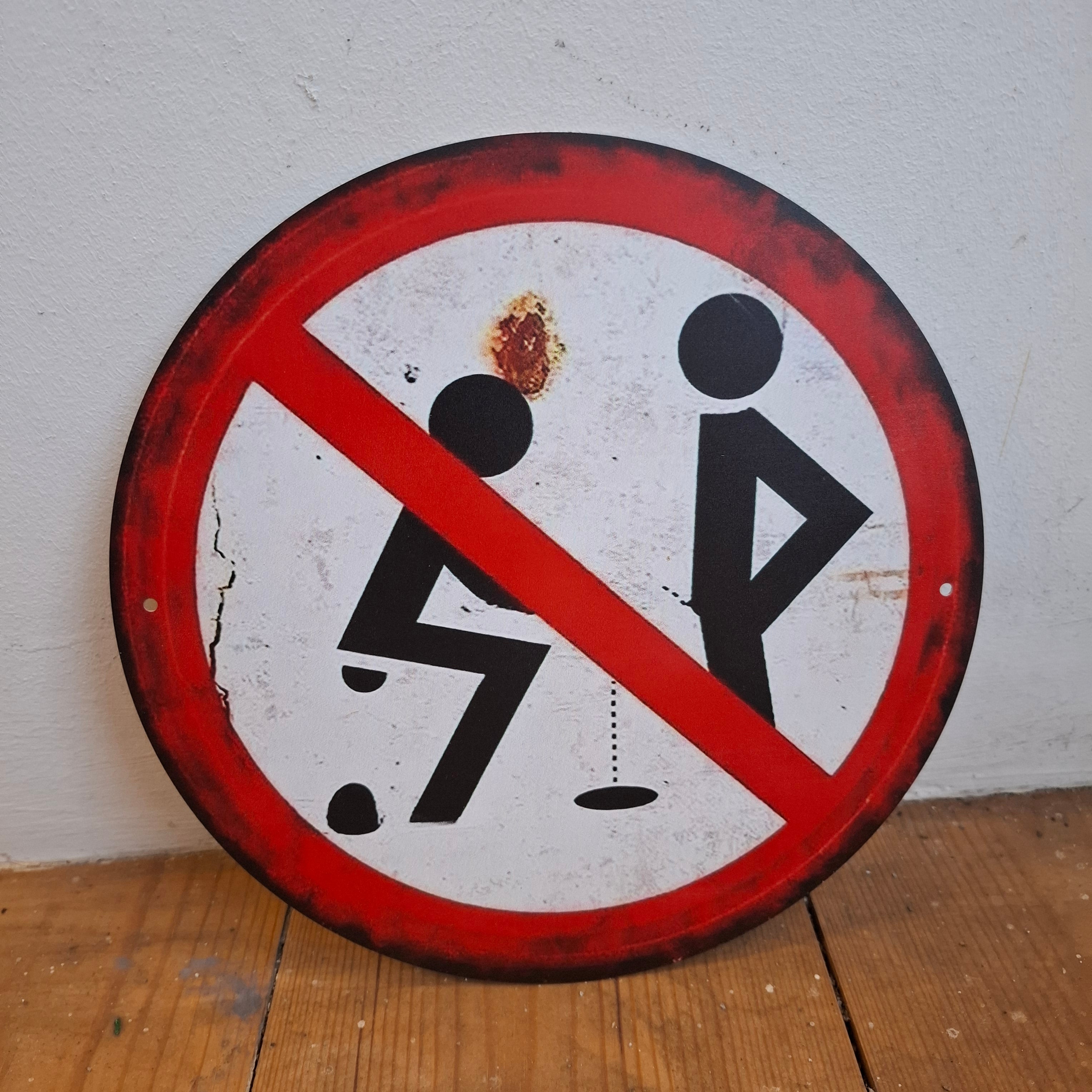 No Shitting Sign – The World Around Ewe