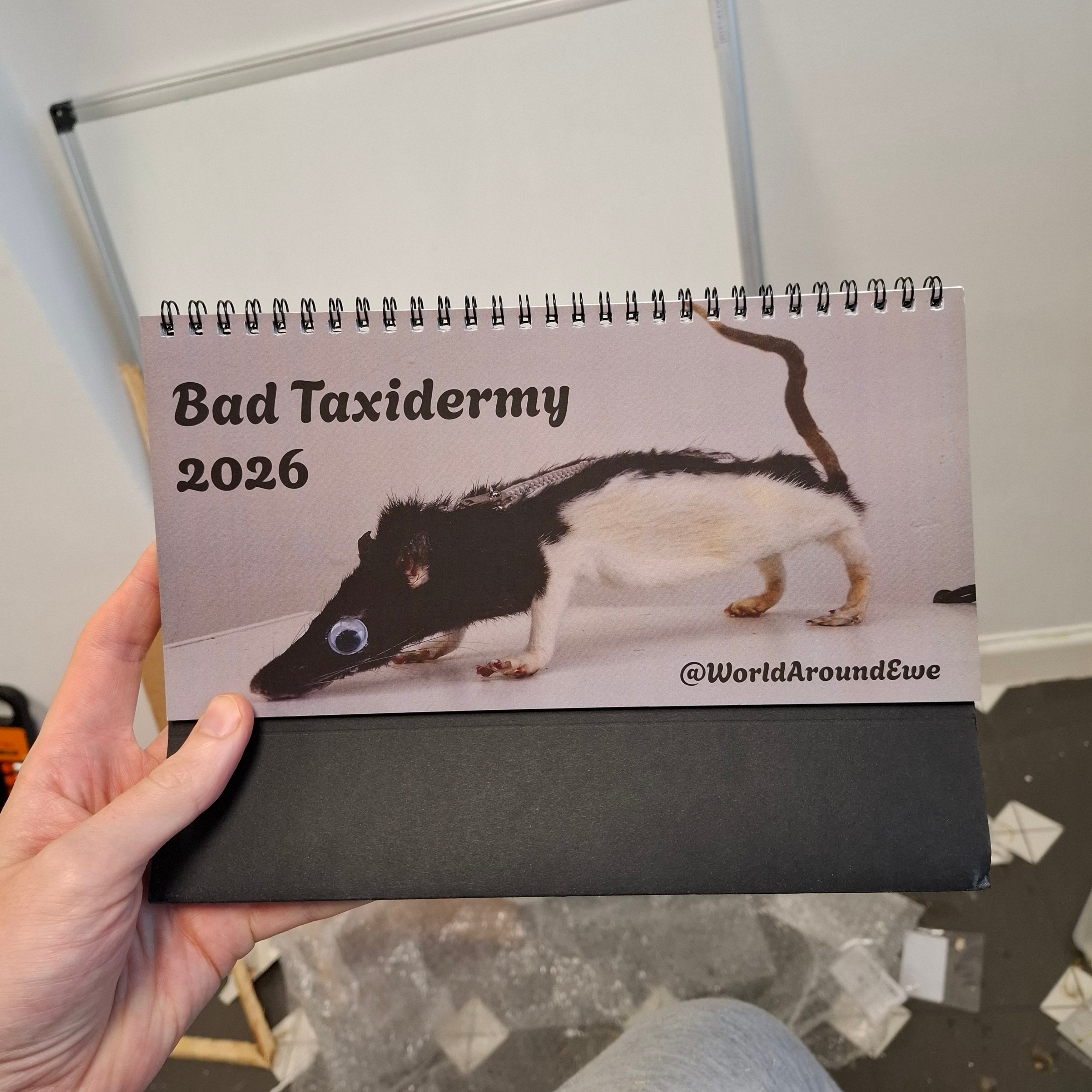 2026 Bad Taxidermy Calendar – The World Around Ewe